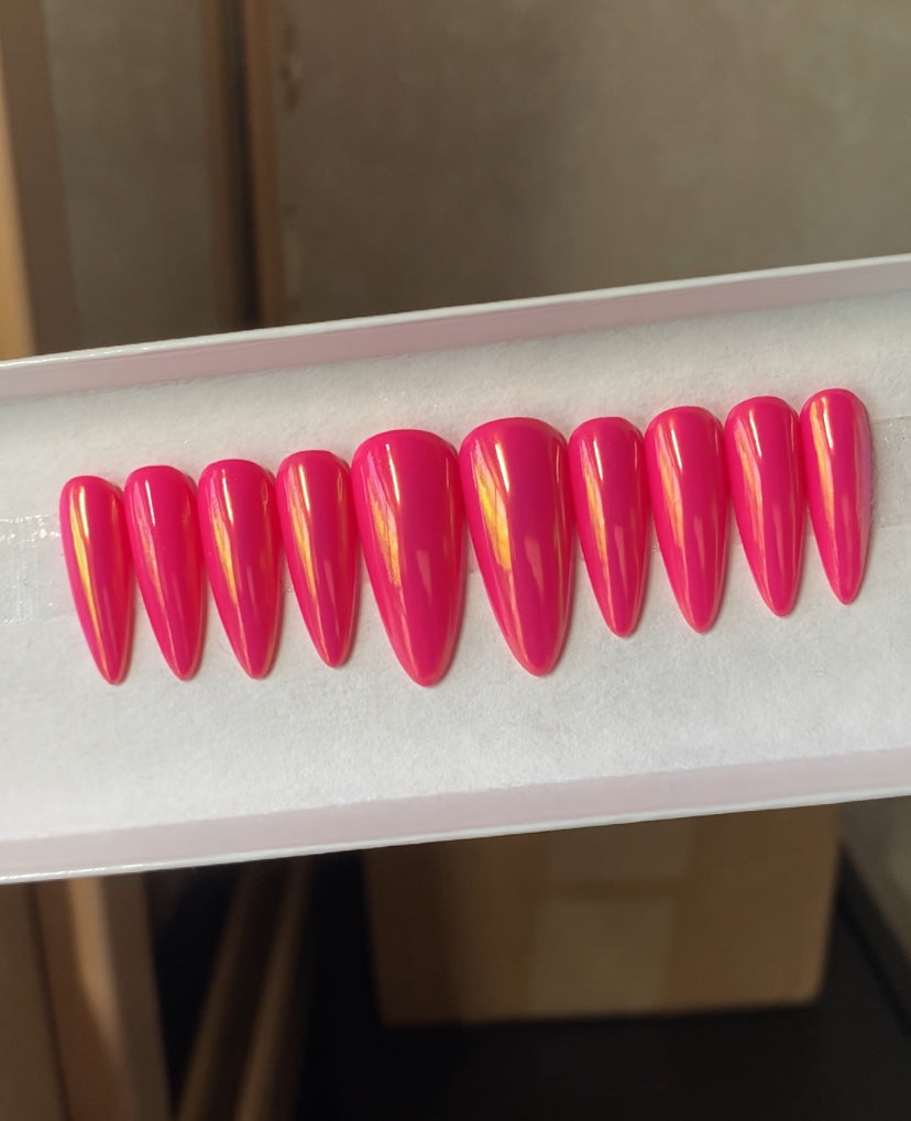 Iridescent Pink – SparkofNails